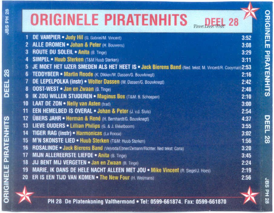 Piraten CD Deel 28 : Back | CD Covers | Cover Century | Over 1.000.000 ...